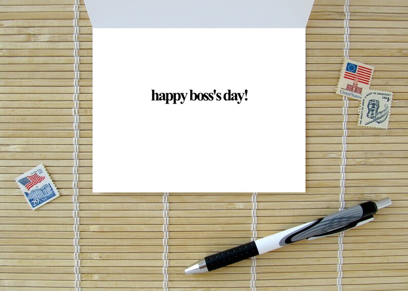 Top Rated Boss // Boss's Day Card // employer appreciation | Etsy