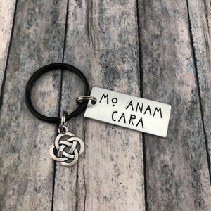 Mo Anam Cara, Anniversary Keychain, Celtic, My Soul Mate Keychain ...