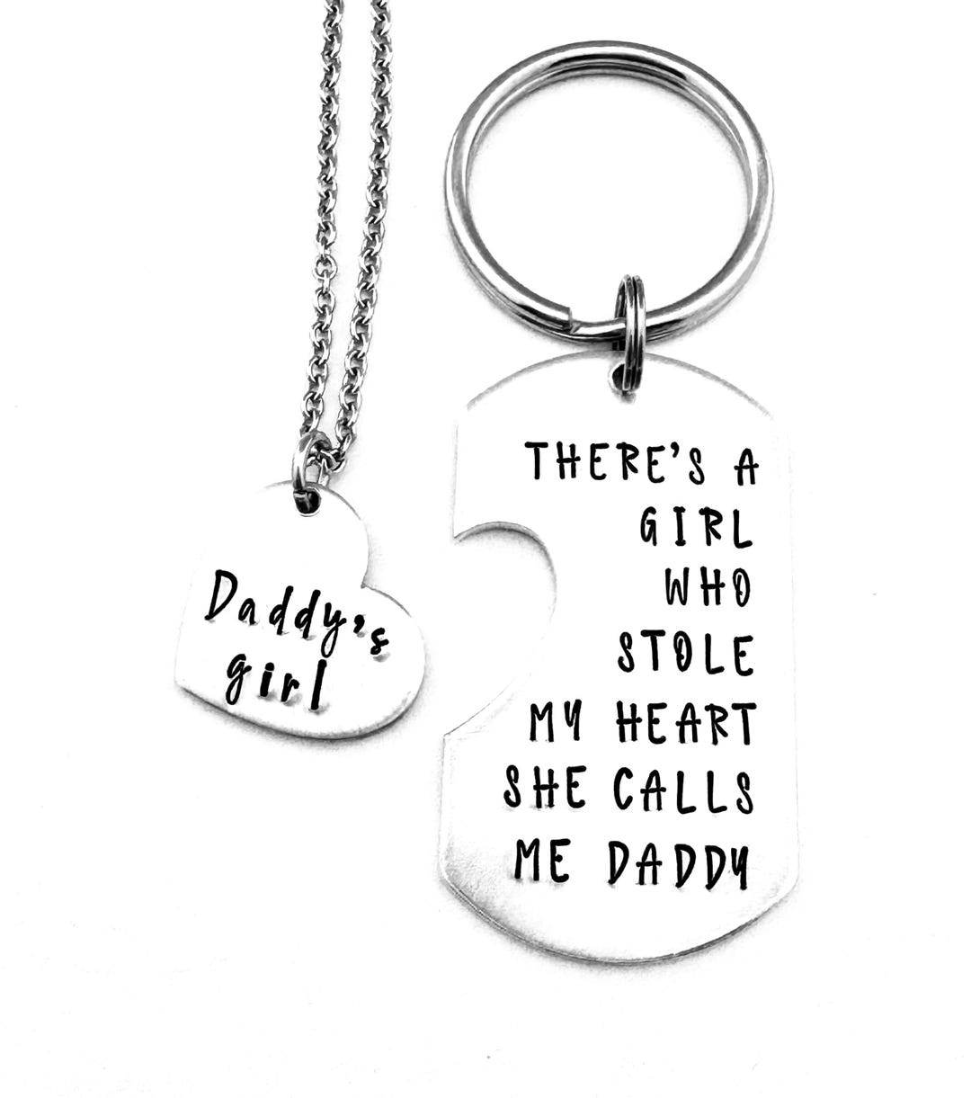 Daddy Daughter Gift Set, There's a Girl Who Stole My Heart She Calls Me ...