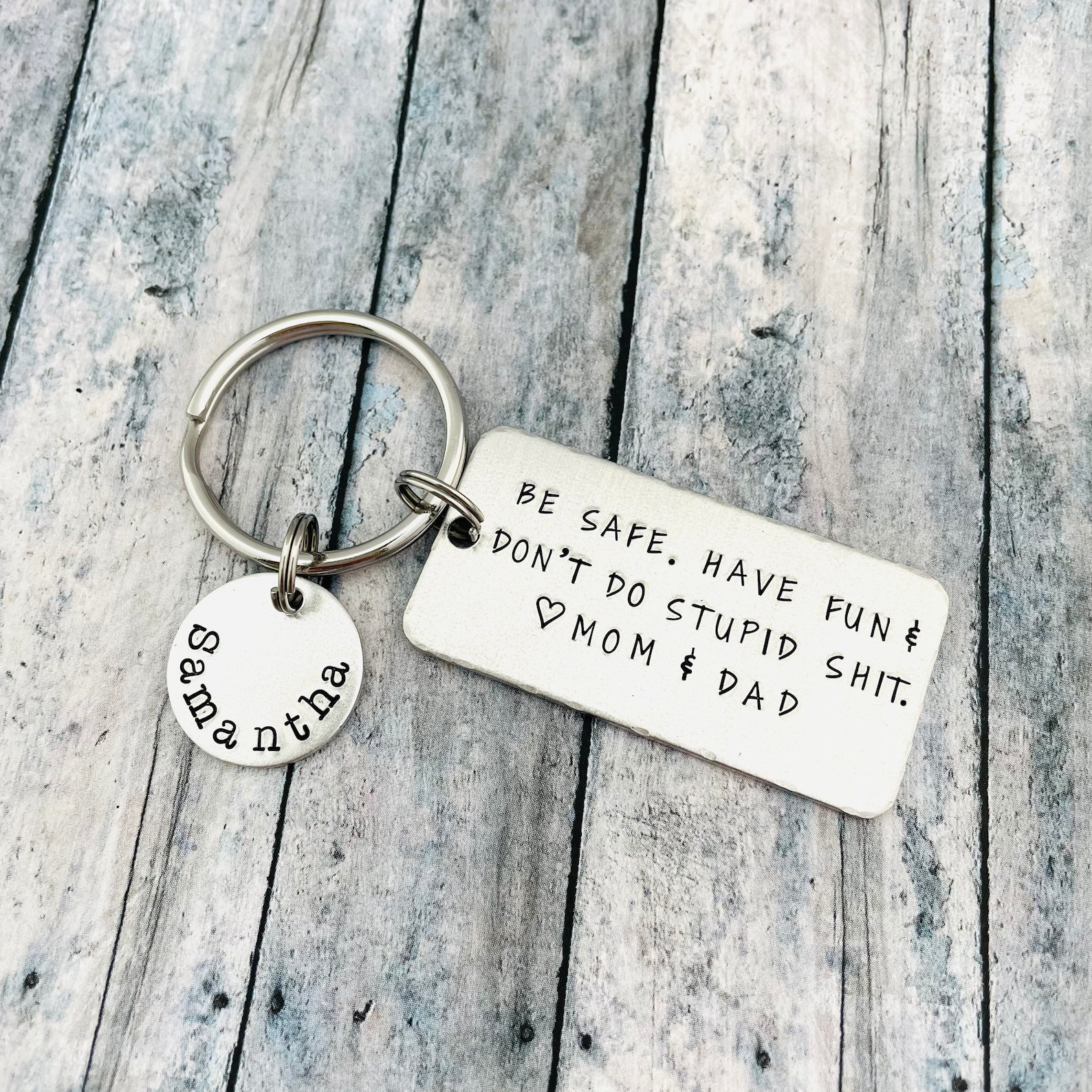 Be safe. Have fun. Don't do stupid shit. Love Mom & Dad | Etsy