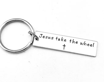 Jesus Take the Wheel Keychain Religious Keychain christian - Etsy