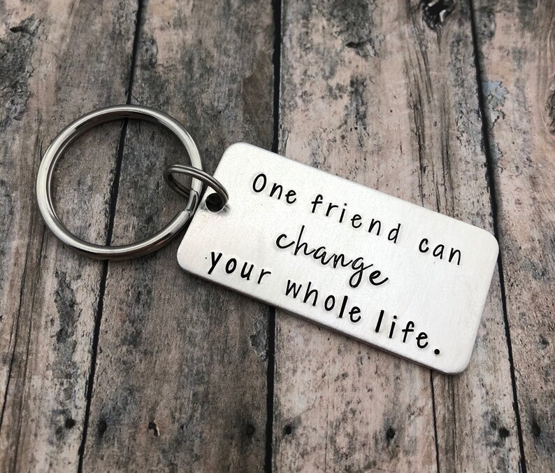 One Friend Can Change Your Whole Life Best Friend Gift Hand | Etsy
