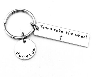 Jesus Take the Wheel Keychain Religious Keychain christian - Etsy