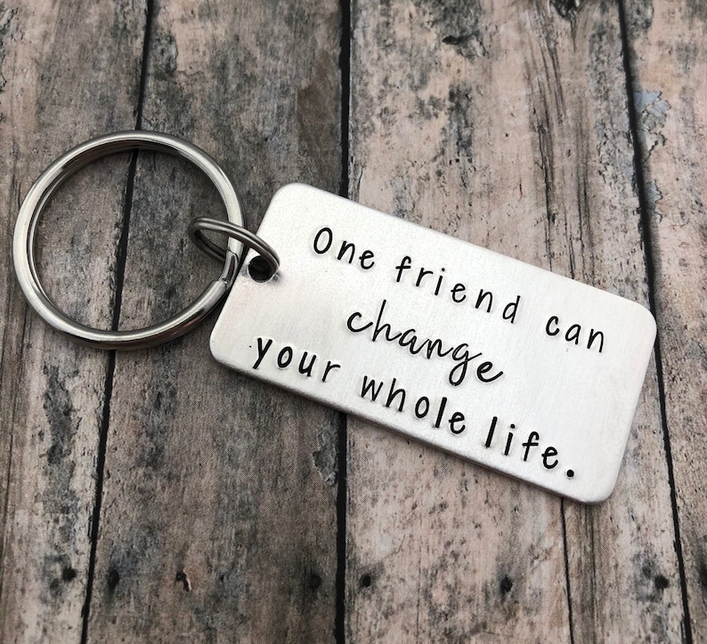 One Friend Can Change Your Whole Life Best Friend Gift Hand | Etsy