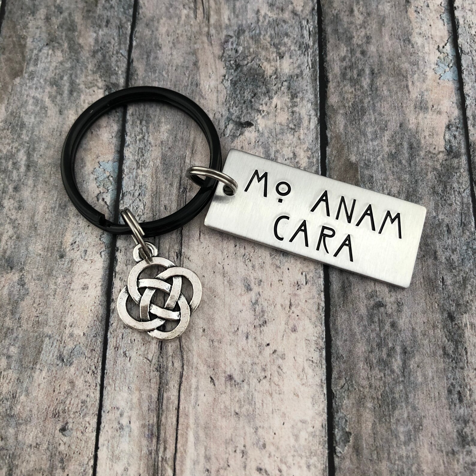 MO ANAM CARA Anniversary Keychain Celtic My Soul Mate | Etsy