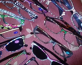 Hand Painted Reading Glasses - Etsy