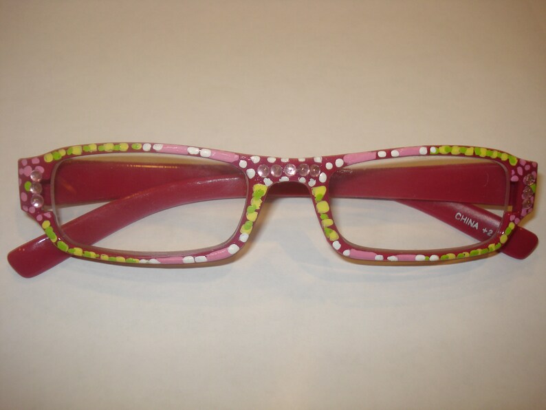 Hand Painted Readers - Etsy