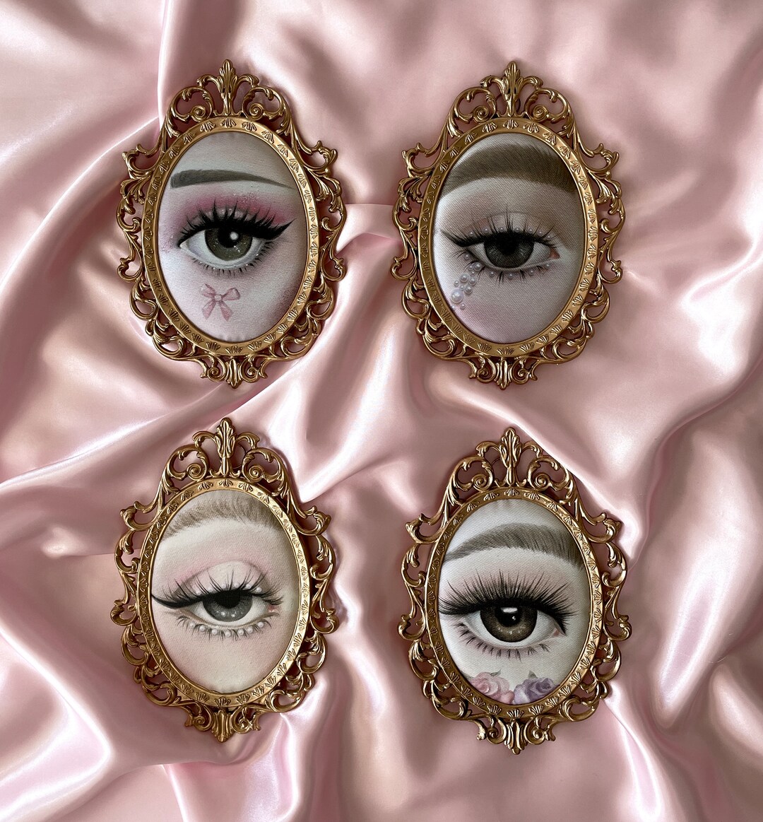 Coquette 'doll Eye' Vintage Victorian Mourning Eye Lovers Eye in ...