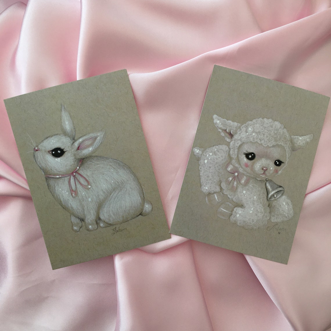 Springtime Cottage Core Farm Core 'little Lamb' MINI - Etsy