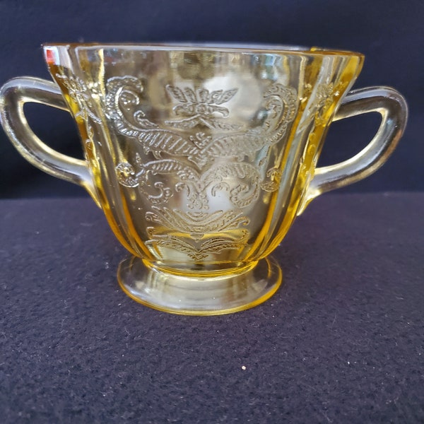 Madrid Pattern Amber Depression Federal Glass - Etsy