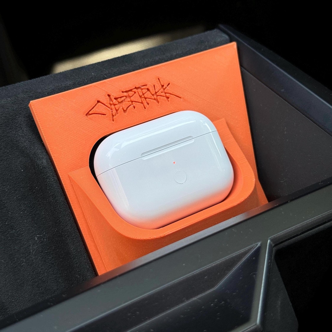 Tesla Cybertrack Universal Airpods Holder • Black, Orange, Gray or ...