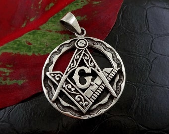 Masonic Pendant - Etsy