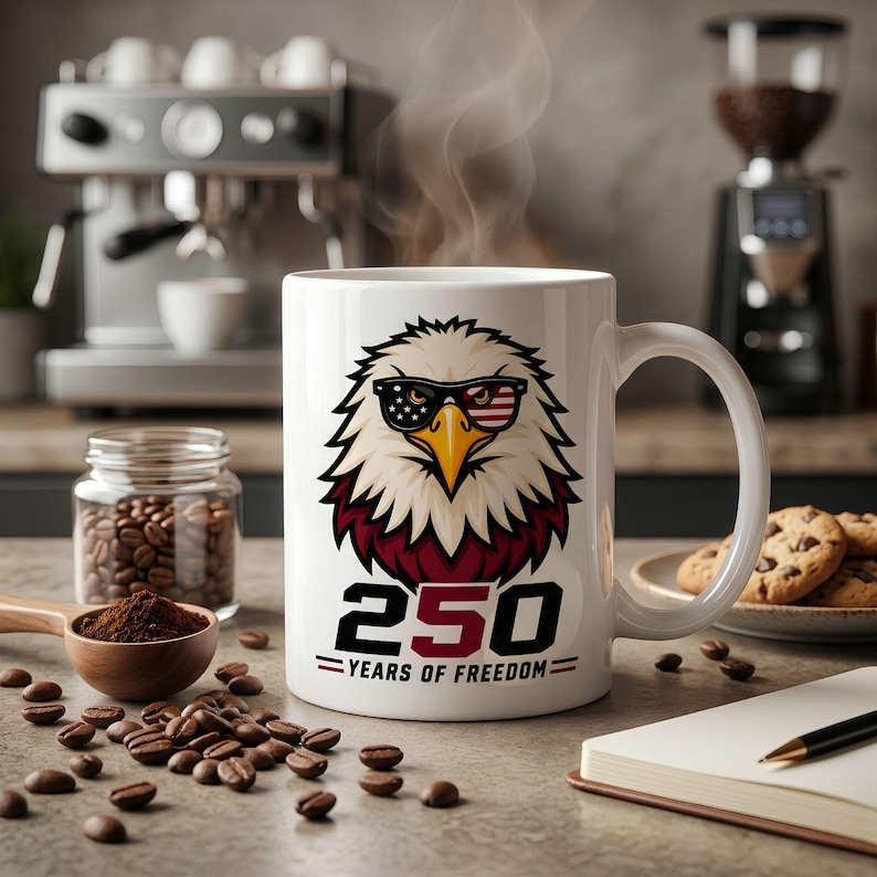 250 Years Freedom Eagle SVG PNG | Patriotic USA Independence Day ...