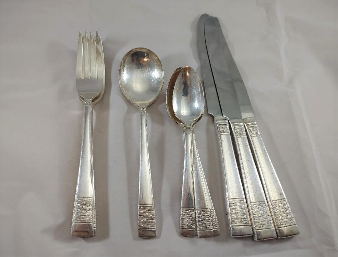 National Silver Silver Plate Flatware Replacement Pieces...calvalcade ...