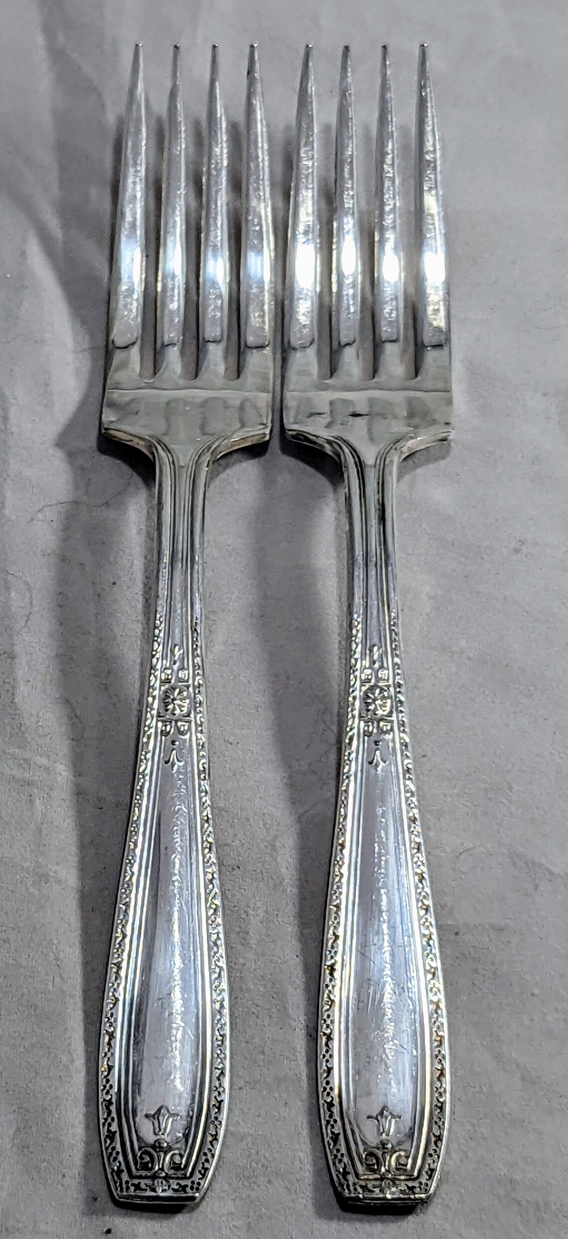 National Silver Company Silver Plate Replacement Forks...sixteen ...