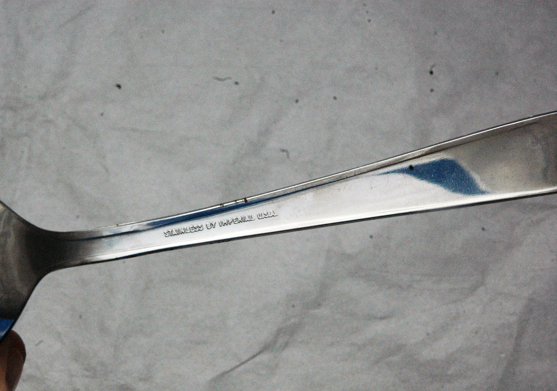 Vintage Imperial Stainless Steel Serving Spoon...marita - Etsy