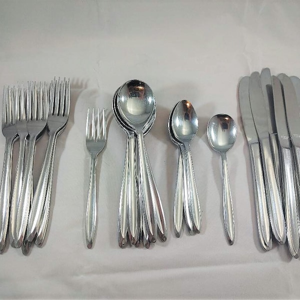 Japan Mid Century Stainless Steel Flatware - Etsy