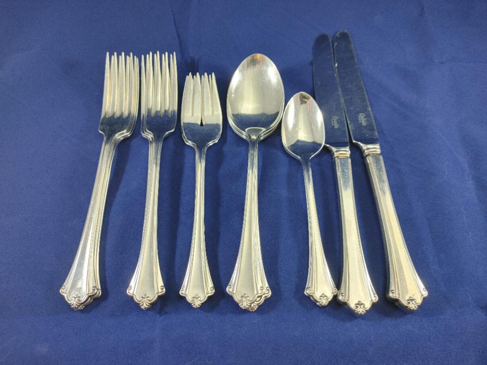 Oneida Silver Stainless Steel Deluxe Flatware Silverware Anticipation ...