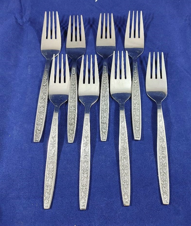 Rogers Co. Stanley Roberts Stainless Steel Flatware La Spana Pattern ...