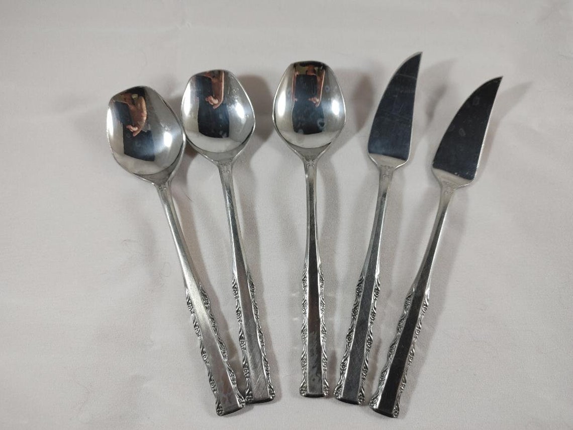 Ekco H.P. Emily Leanne Stainless Japanflatware Silverware Mid | Etsy