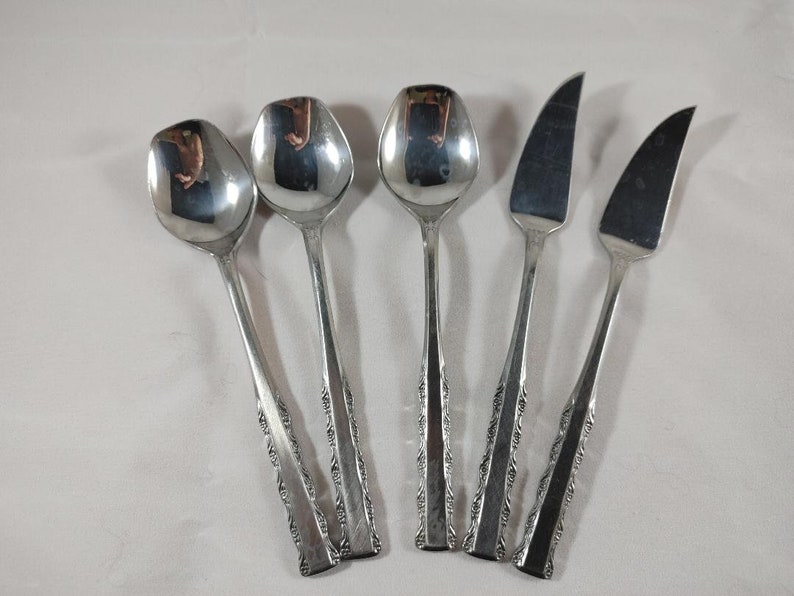 Ekco H.P. Emily Leanne Stainless Japanflatware Silverware Mid Century ...