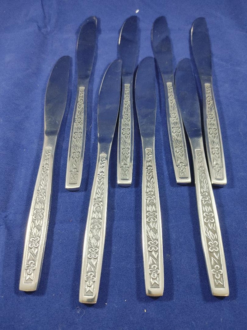 Rogers Co. Stanley Roberts Stainless Steel Flatware La Spana Pattern ...