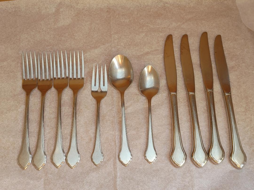 Oneida Silver Stainless Steel Flatware...summer Mist-autumn | Etsy