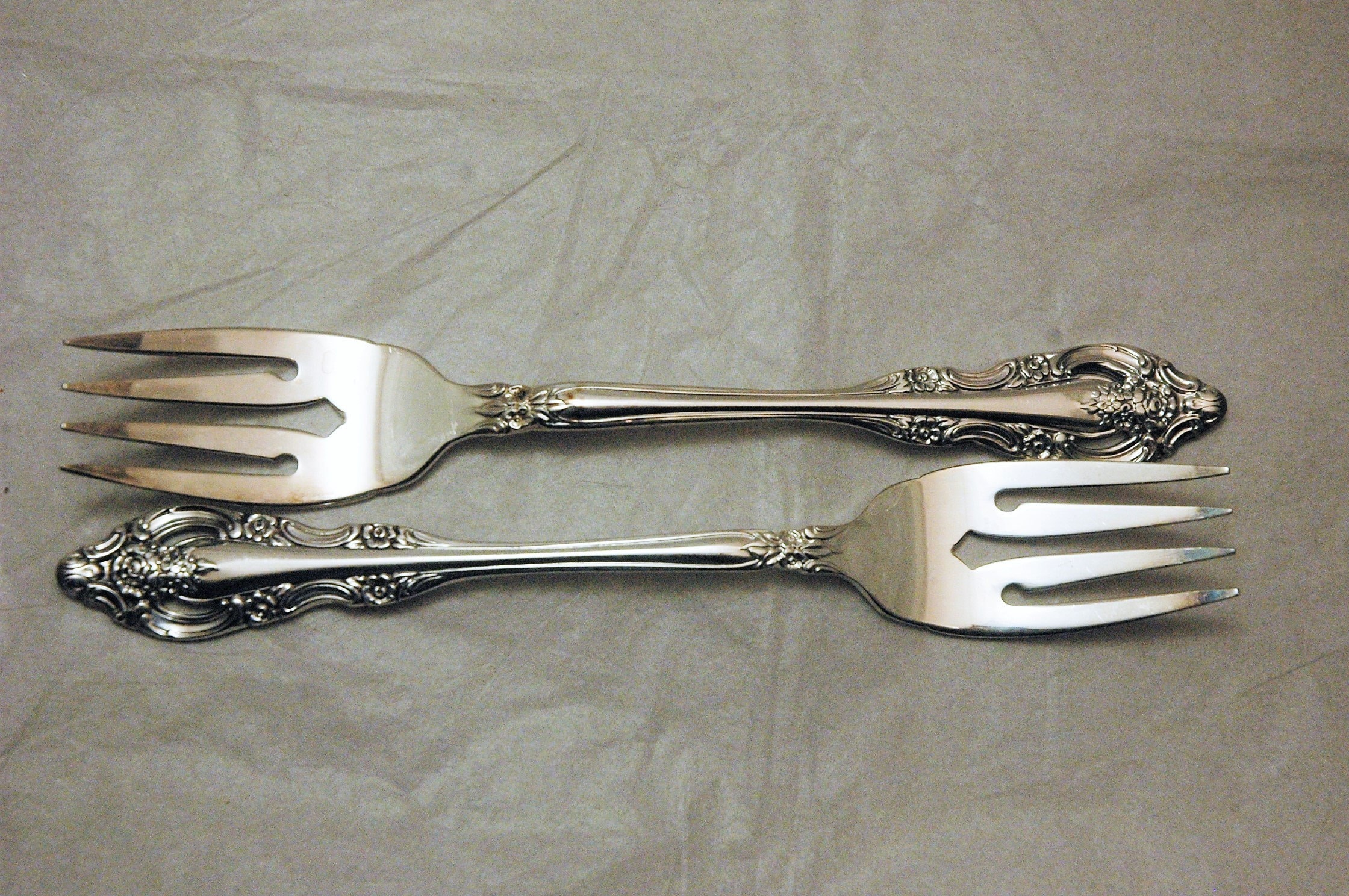 Oneida Community Plate Silver Plate Salad Forks...silver Artistry ...