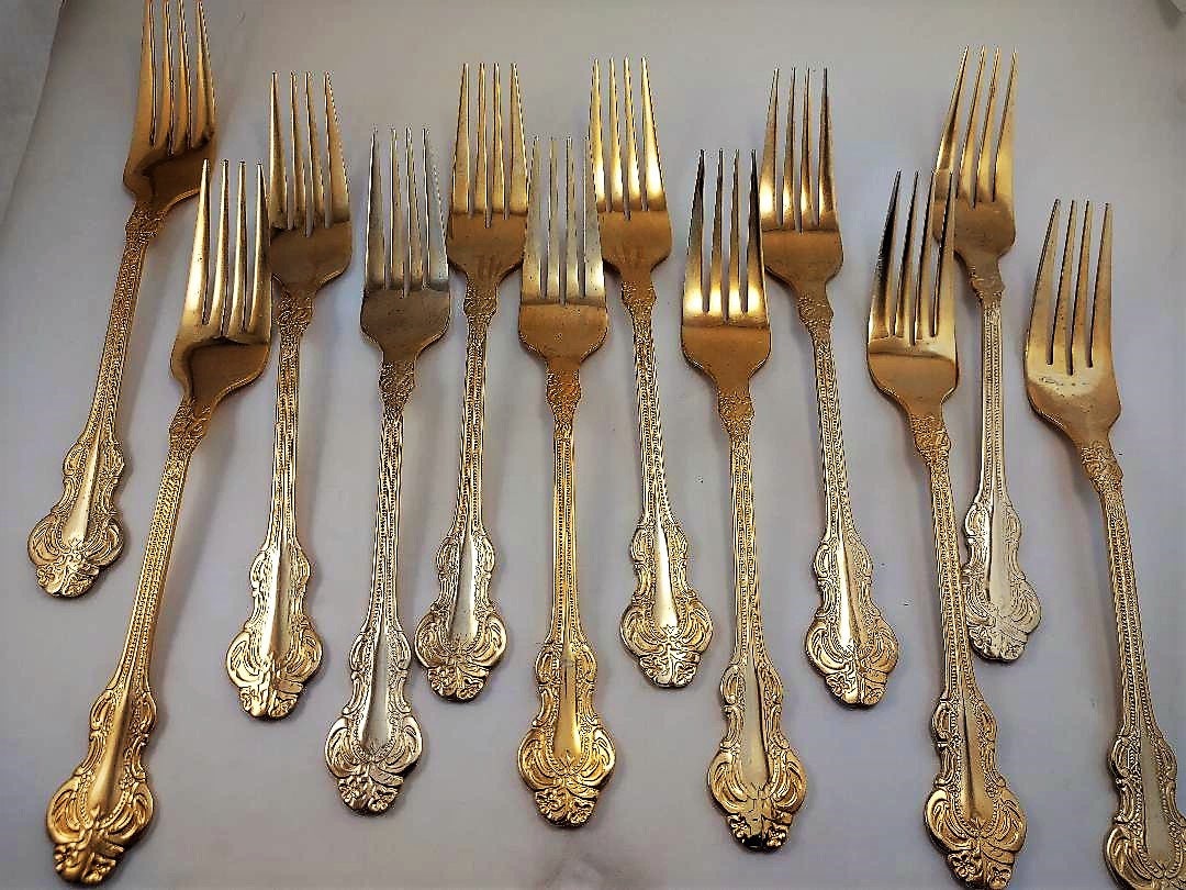 Cambridge Gold Electroplate Flatware Replacement Pieces...gold Royal ...