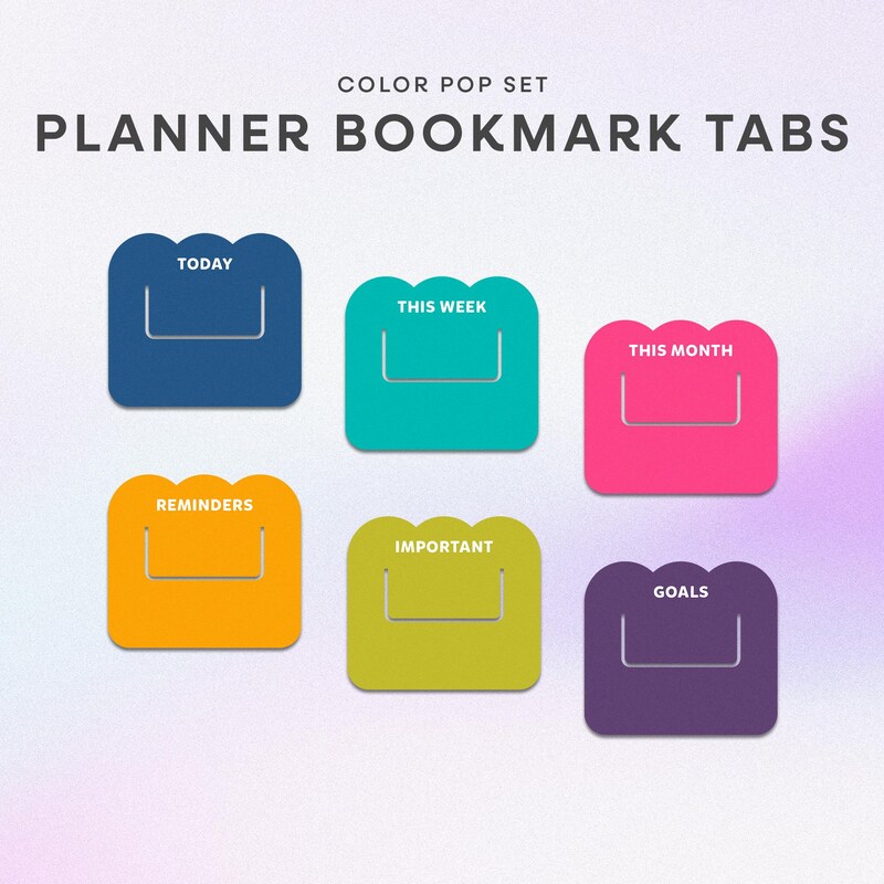 Planner Bookmark - Etsy