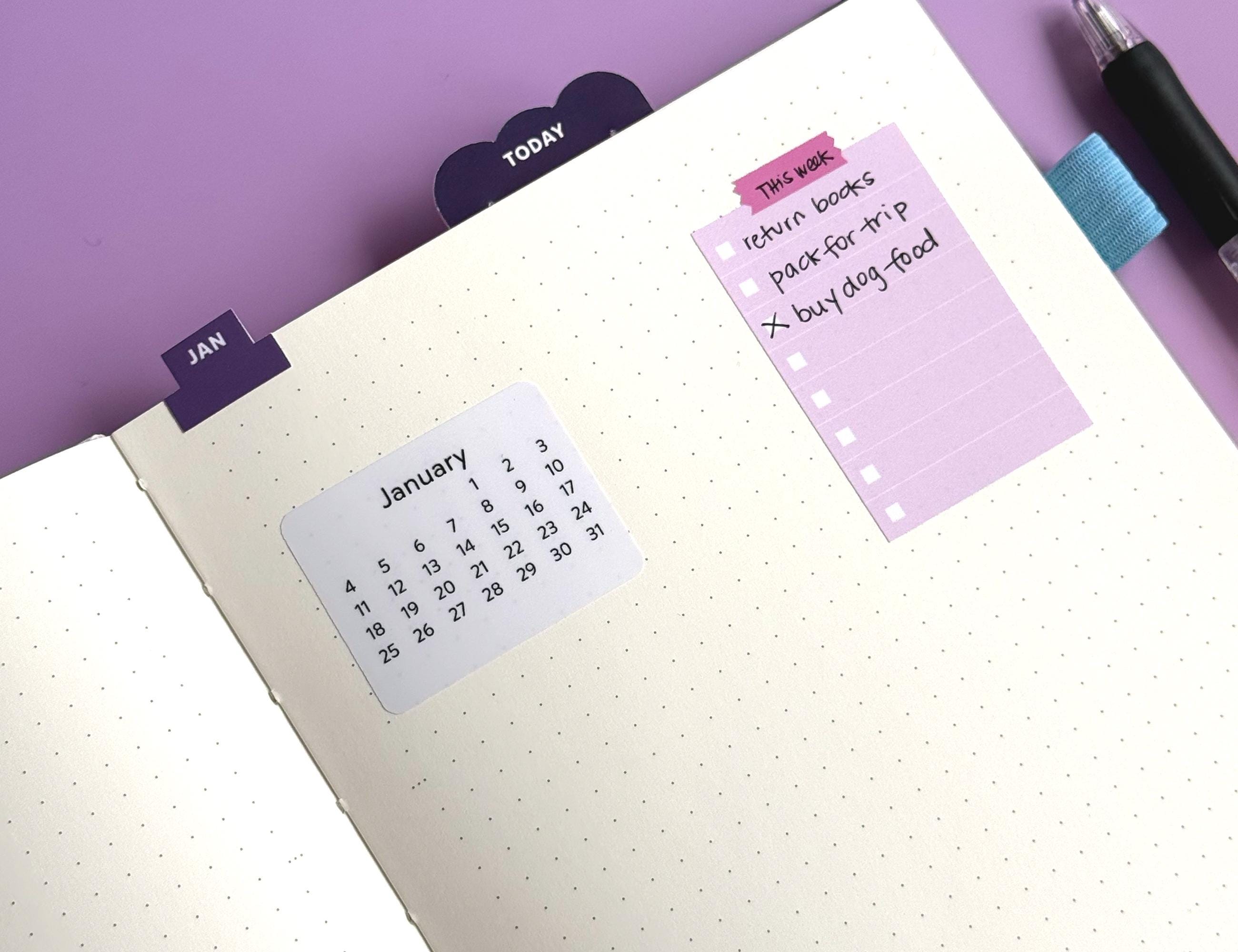 To Do List Stickers | Pastel Checklist Sticker for Planners, Journals ...