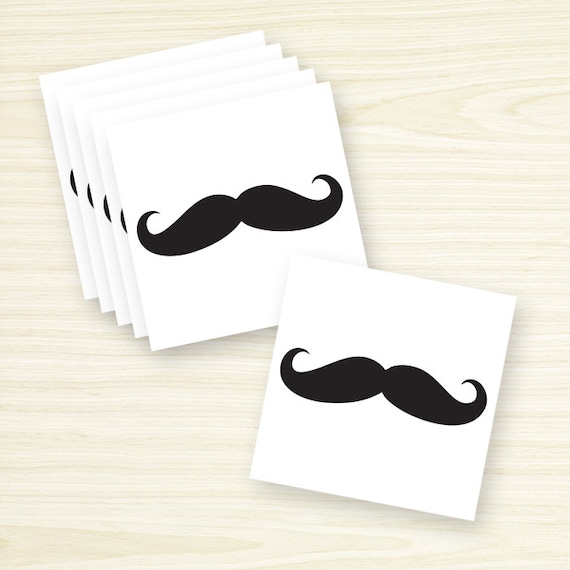Mustache Fake Tattoos