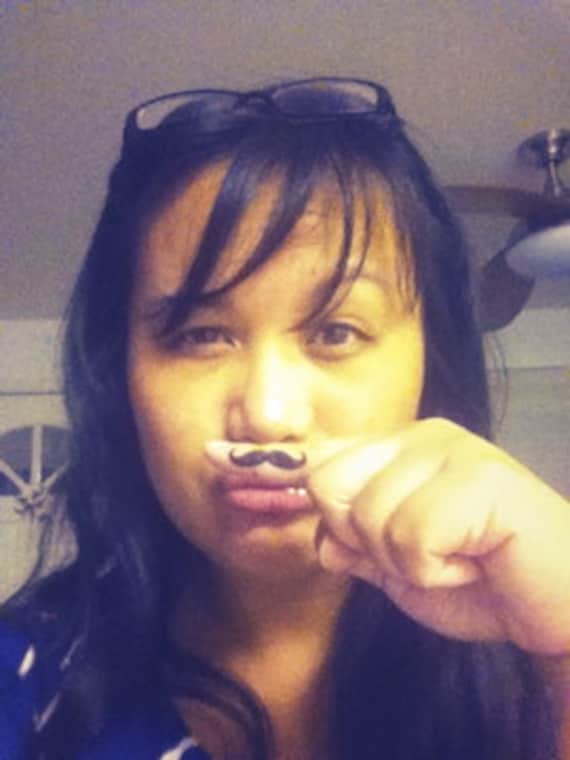 Temporary Finger Mustache Tattoos