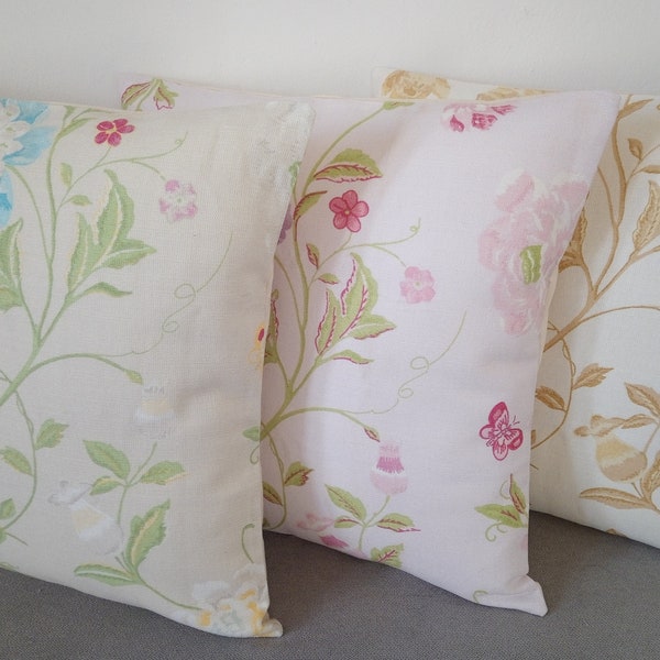 Laura Ashley Blue Floral Fabric - Etsy