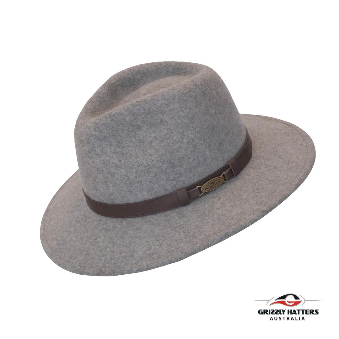 The SAPPHIRE Fedora Hat Made From Australian Merino Wool in RED Color ...