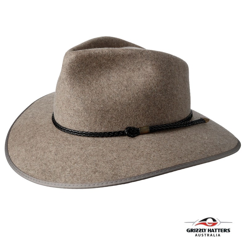 THE WELLINGTON Wide Brim Fedora Hat Made From Australian Merino Wool in ...