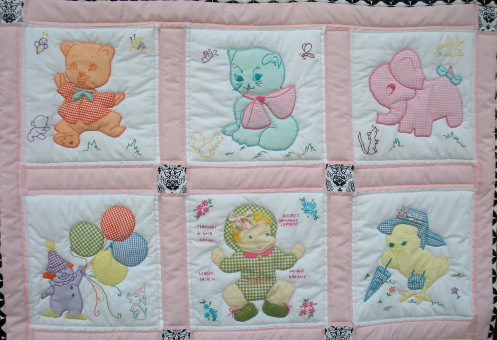 Vintage Baby Quilt Pattern - Etsy