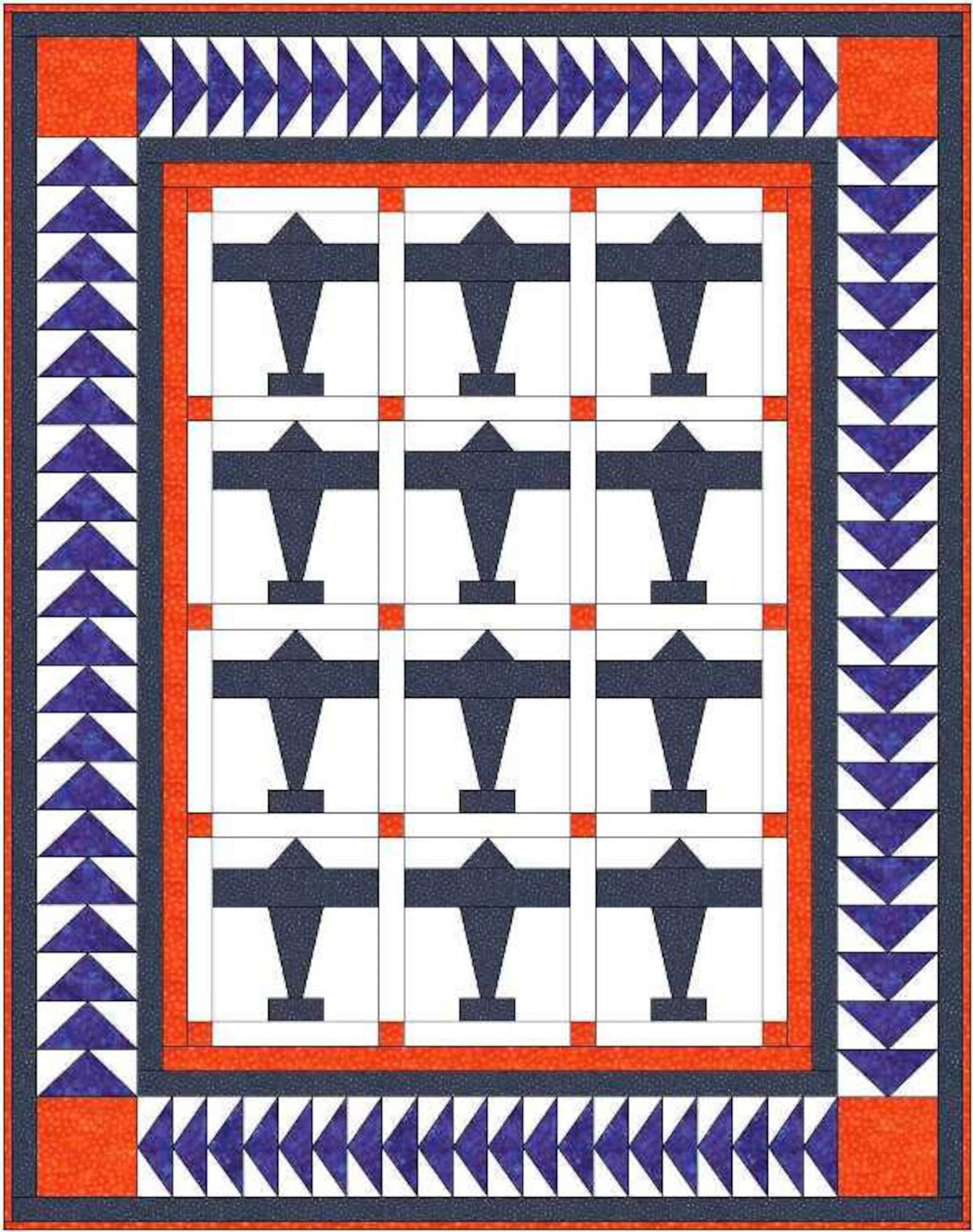 Airplane Quilt Pattern - Digital Download - Etsy