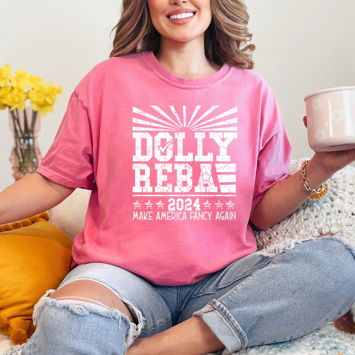 Dolly Reba 2024 EPS | Dolly Reba SVG | for President | SVG Cut Files ...