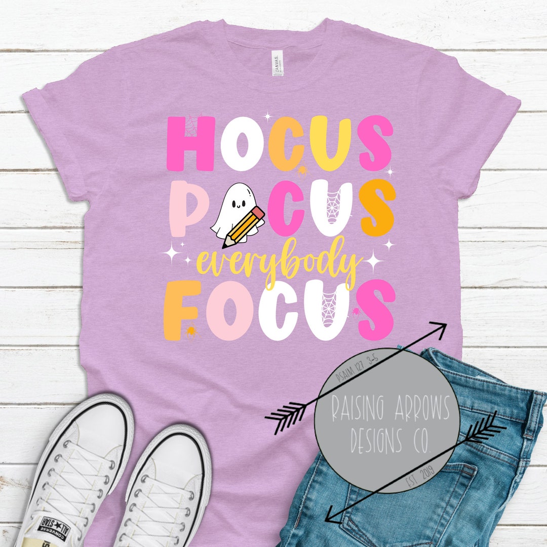 Hocus Pocus Time to Focus Teacher PNG - Etsy