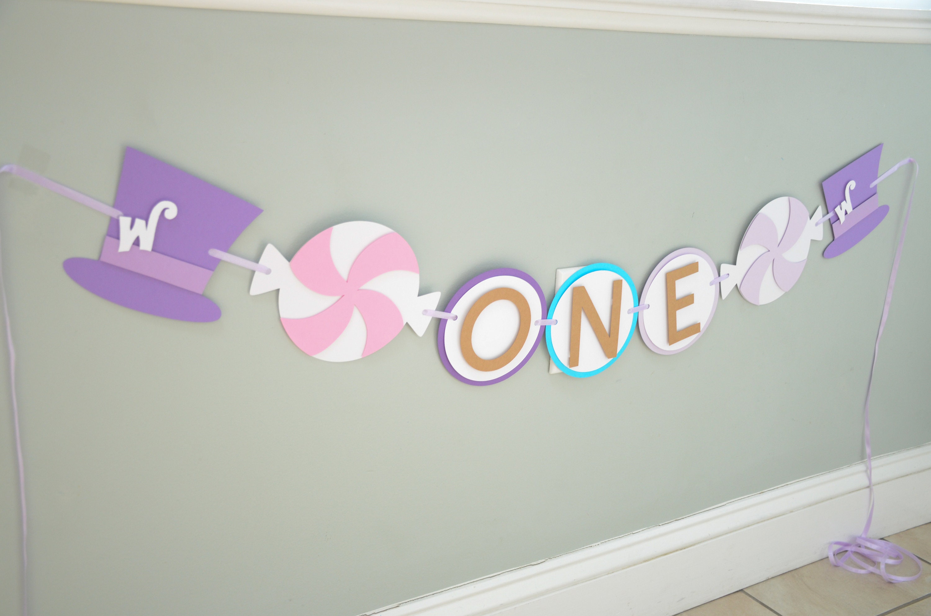 Willy Wonka Name & Age Banners - Etsy Canada