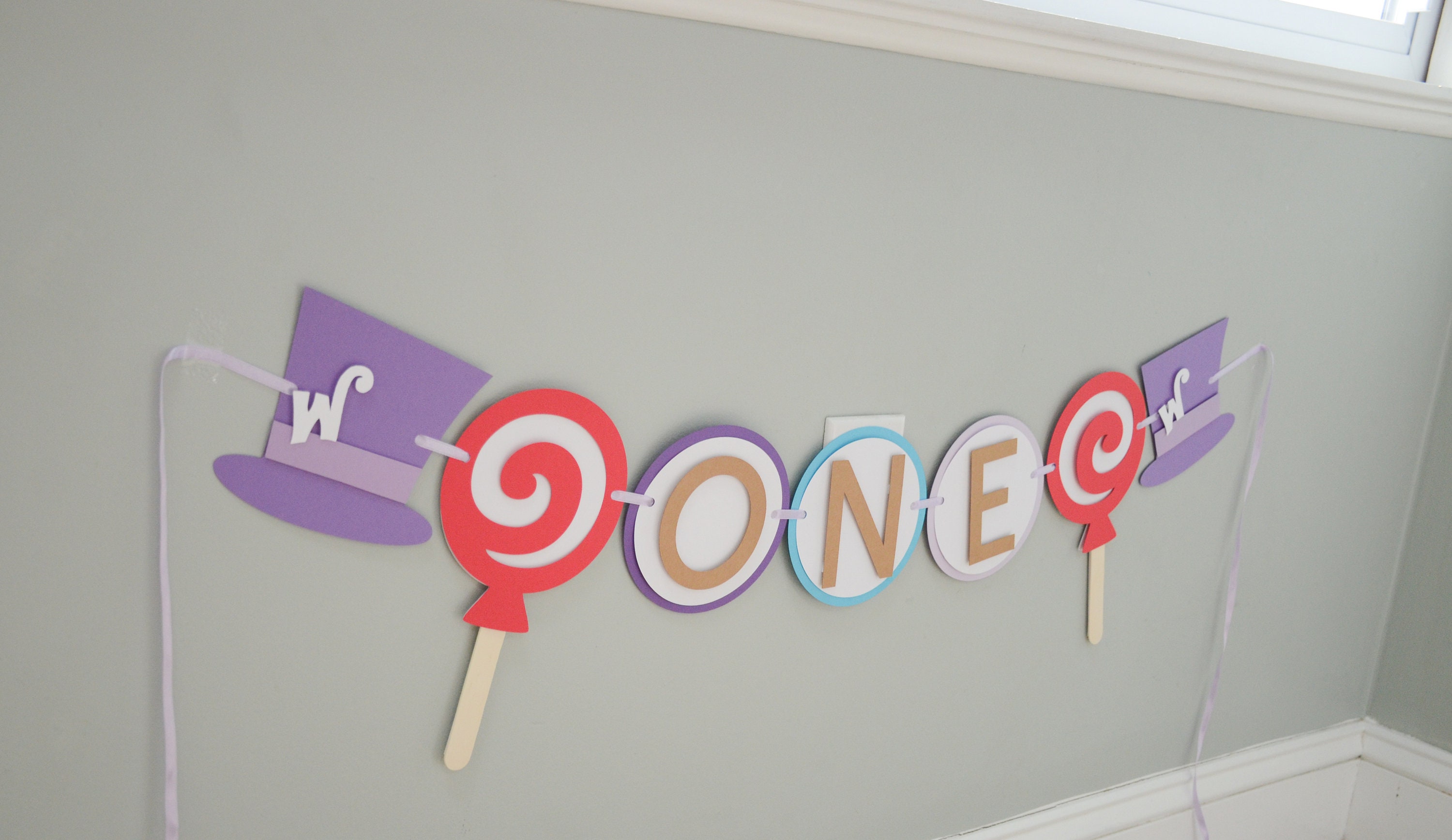 Willy Wonka Name & Age Banners - Etsy Canada