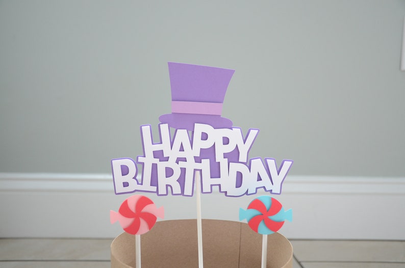 Willy Wonka Cake Topper - Etsy
