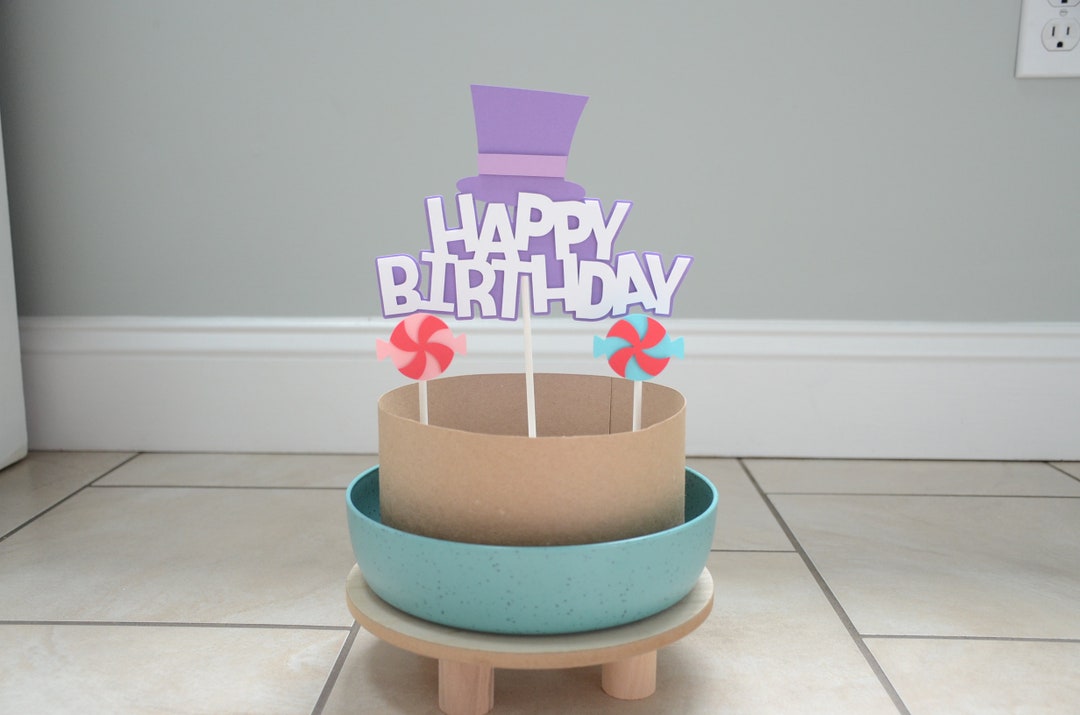 Willy Wonka Cake Topper - Etsy