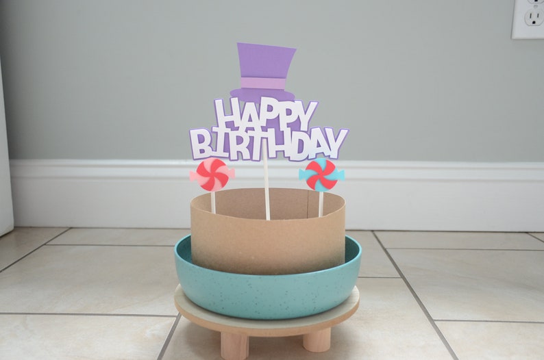 Willy Wonka Cake Topper - Etsy