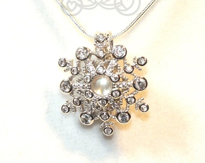 Celtic Knot Heart Pearl Cage Necklace Infinity Knot Charm - Etsy