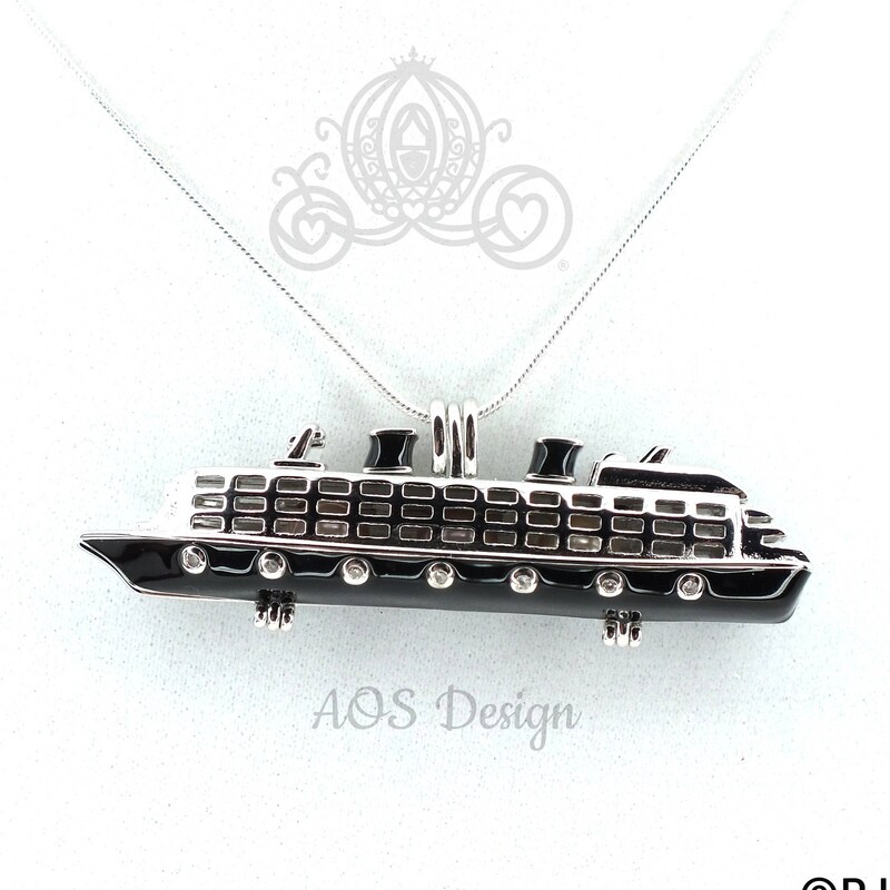 Cruise Ship Necklace - Etsy