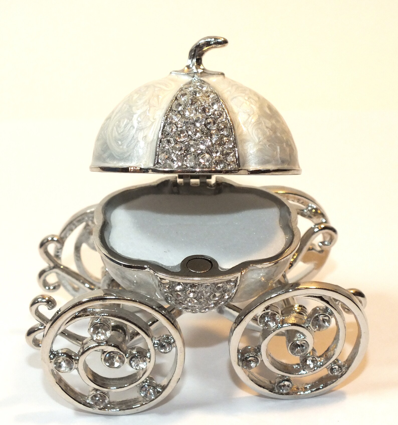 Pumpkin Cinderella Carriage Ring Box Trinket Jewelry Box - Etsy