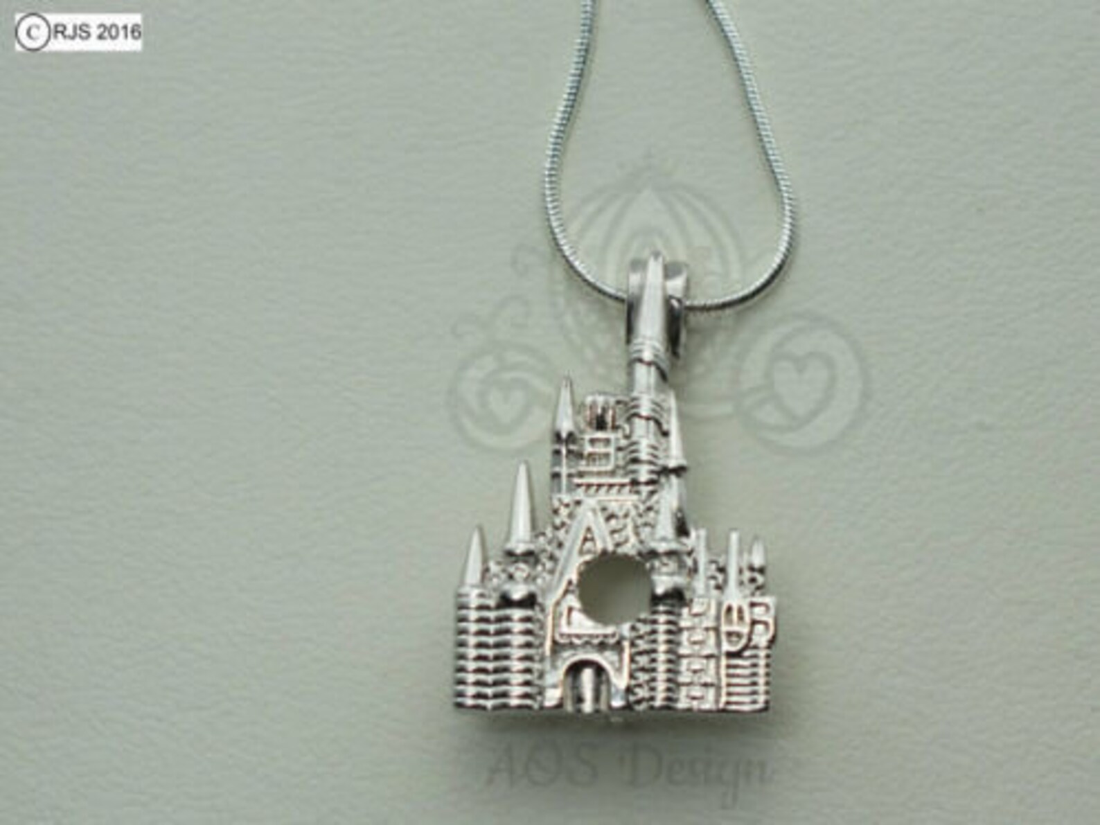 Cinderella Castle Pearl Cage Necklace Sterling Silver for - Etsy