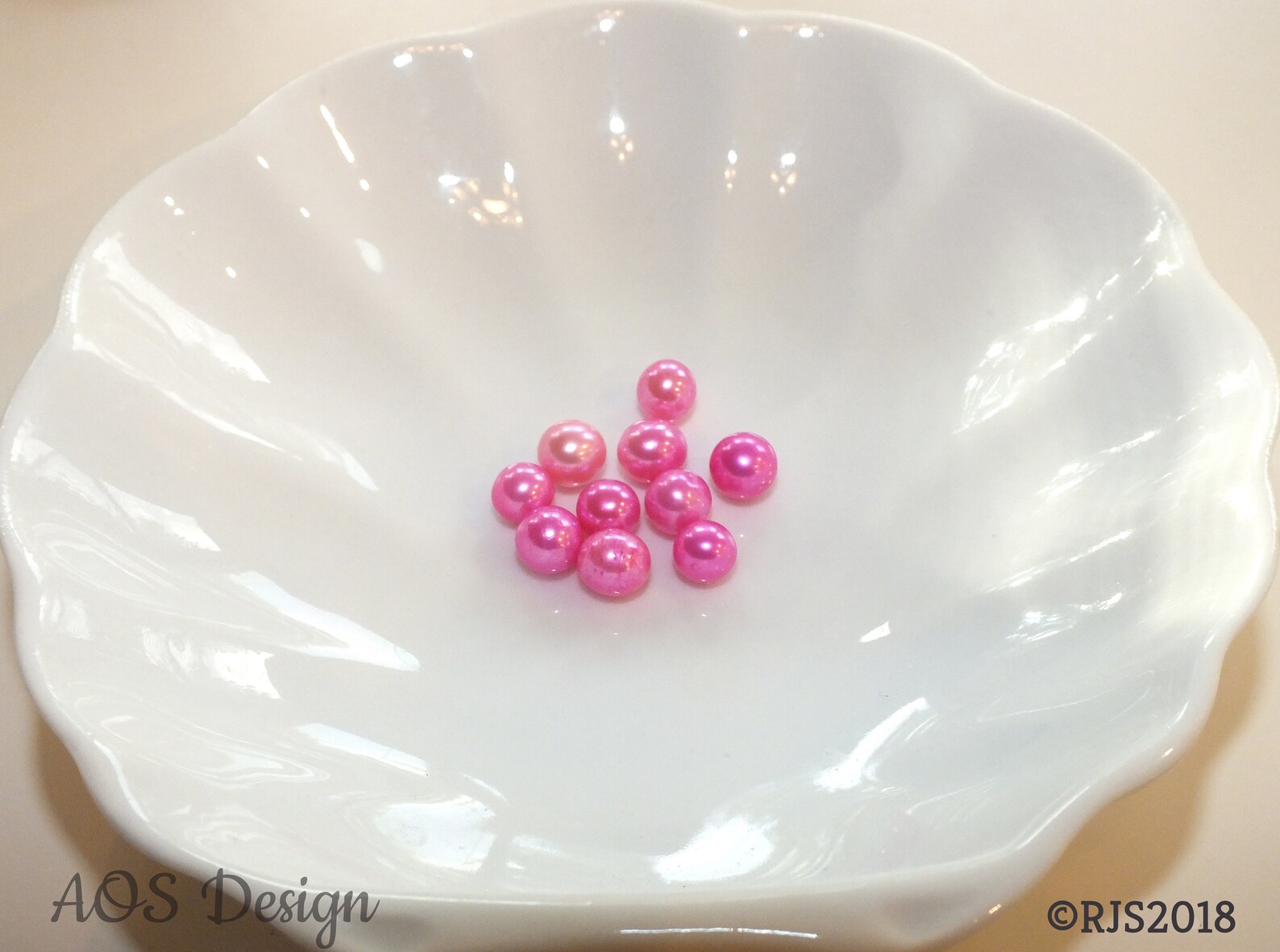 Pick A Pearl Freshwater Pearl Loose Pearl Bright Hot Pink for | Etsy